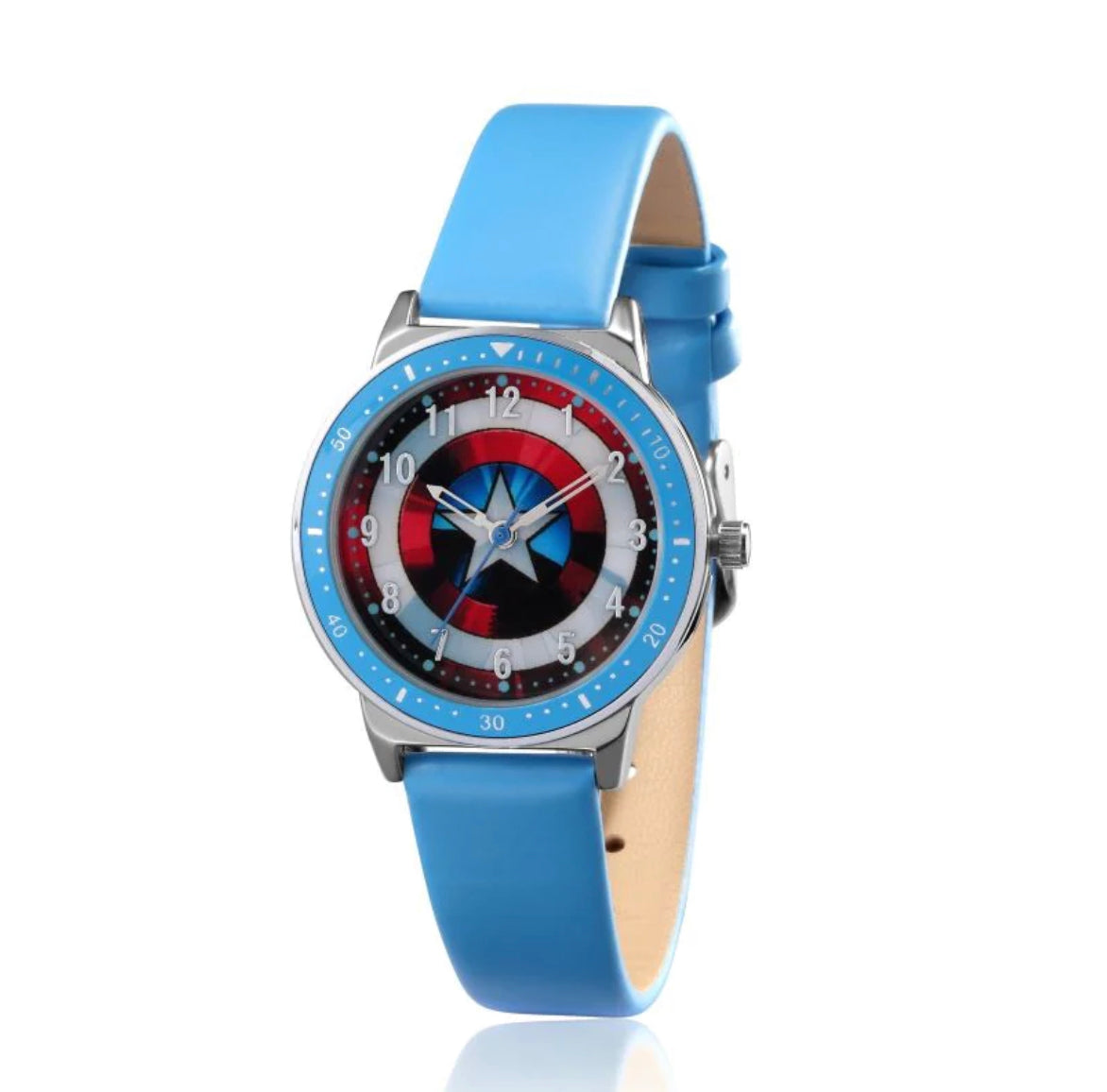 Marvel - Captain America Junior Blue Band Watch – Forever Jewellery Online