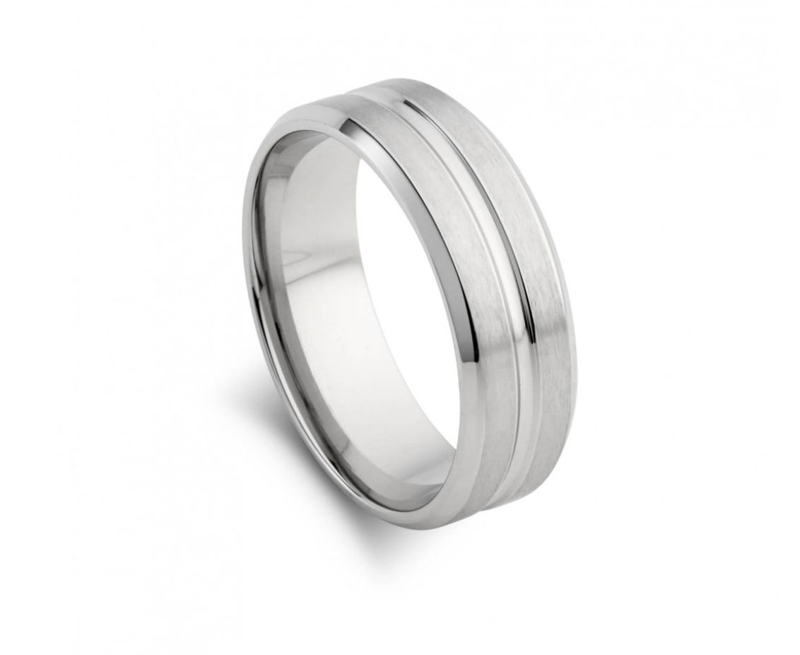 Men Rings - Stainless Steel Matte Polish – Forever Jewellery Online